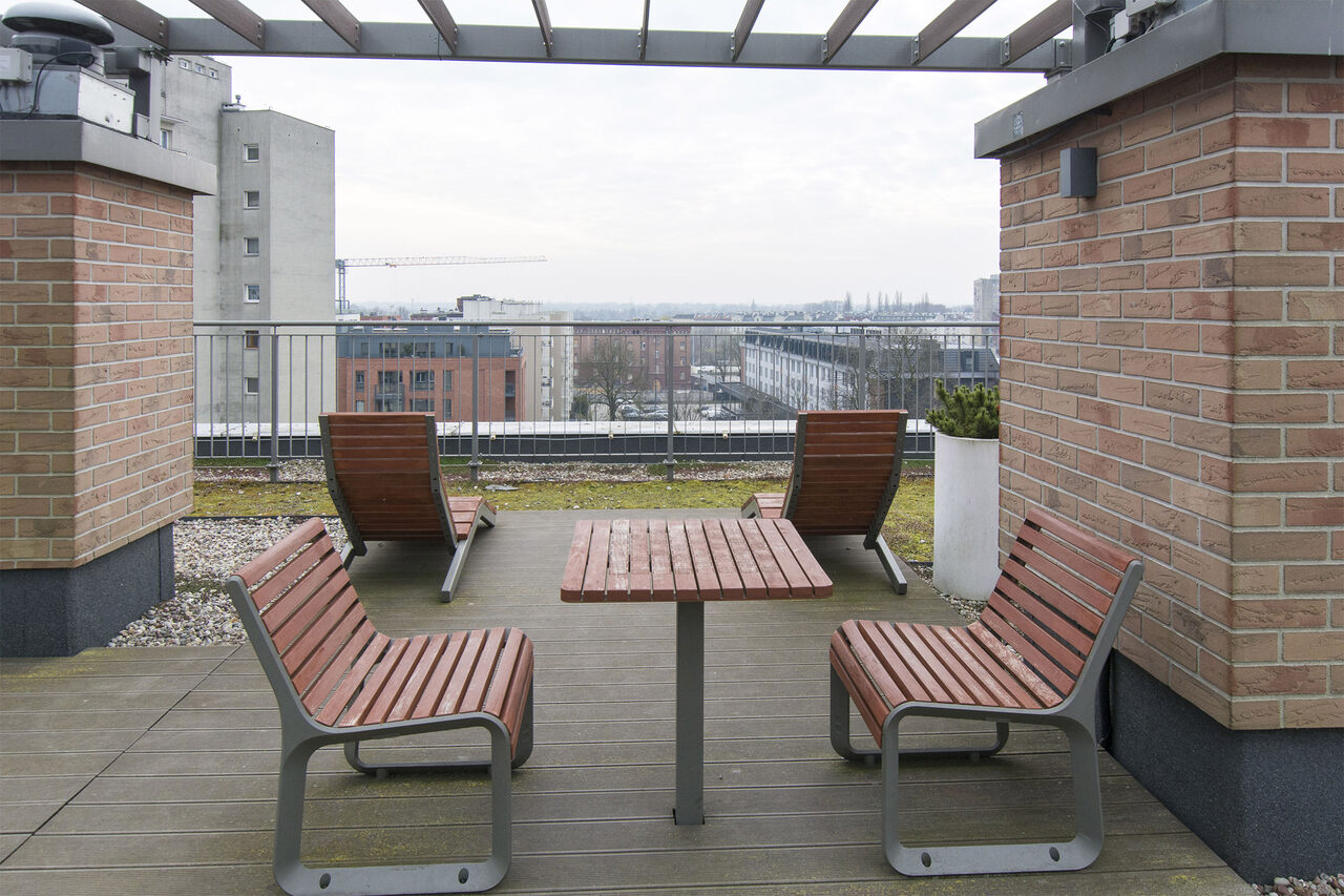 taras na dachu Długie Ogrody | APARTMORE